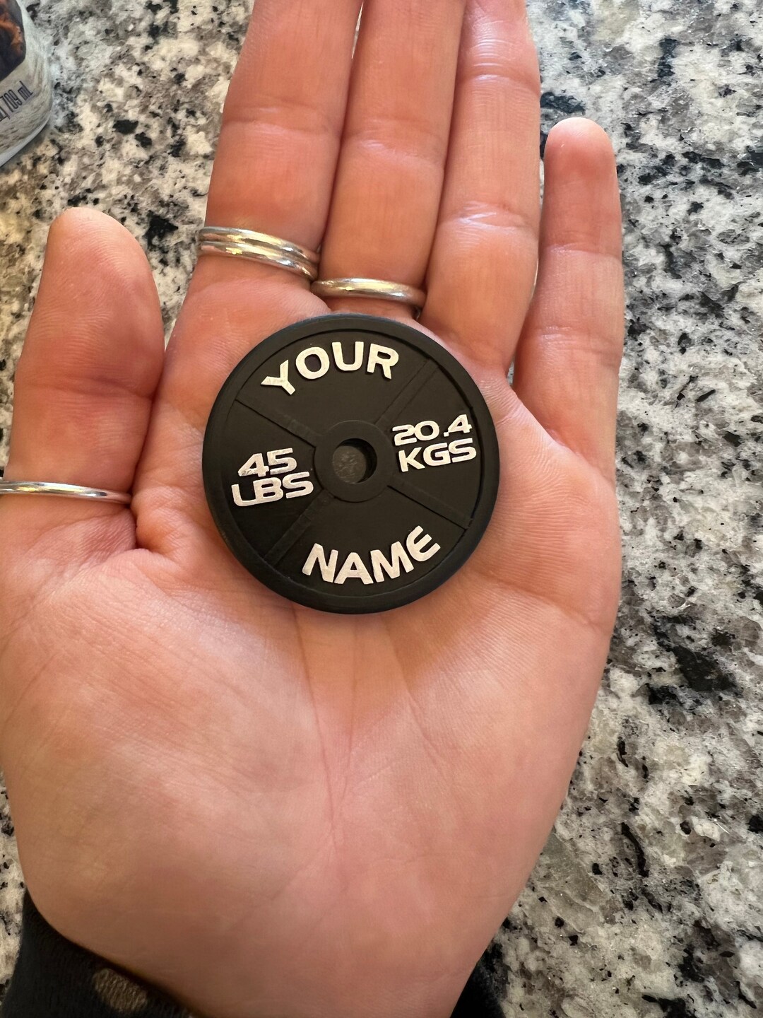 Customizable 45 LB Weight Magnet - Etsy