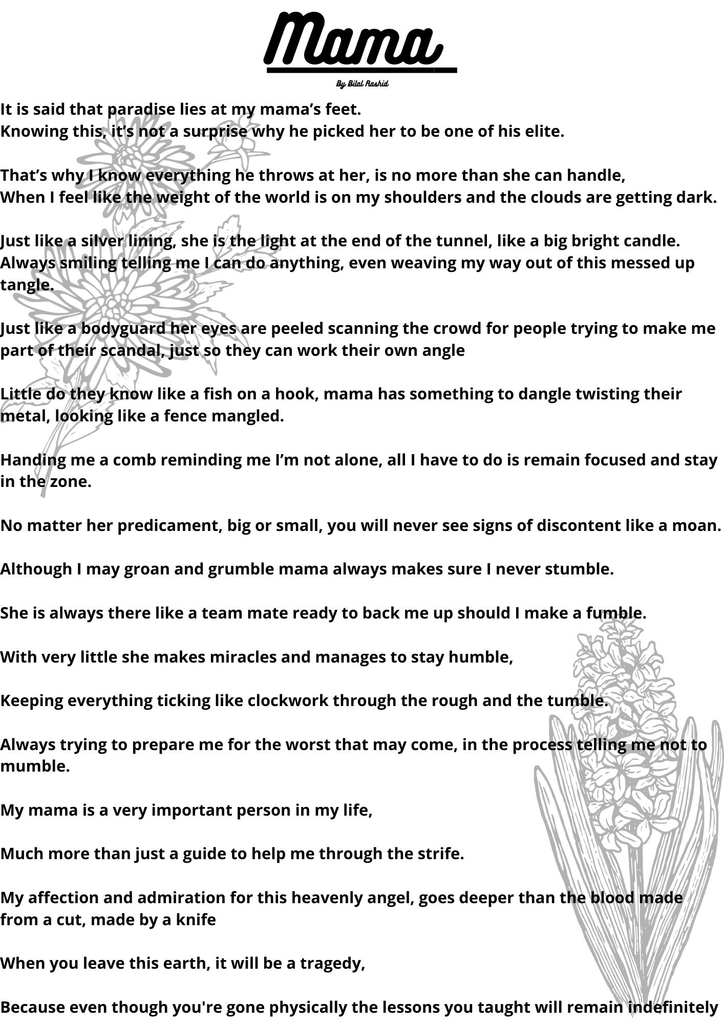 Mama Poem Digital Download - Etsy