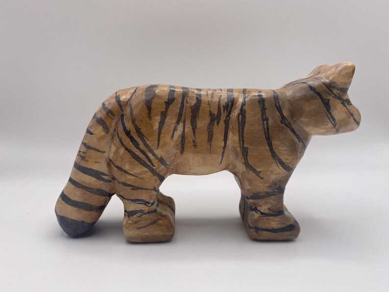 Scottish Wildcat Wooden Toy Cat Figure - Etsy