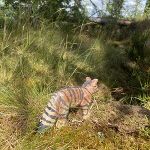 Scottish Wildcat Wooden Toy Cat Figure - Etsy