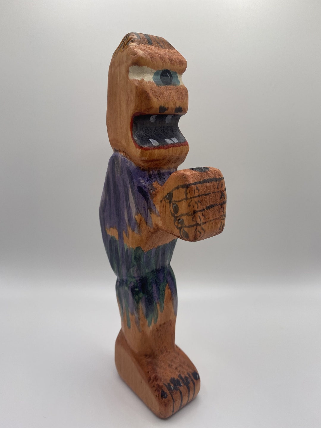 Fachan One Limbed Scottish Giant Wooden Toy Figure - Etsy