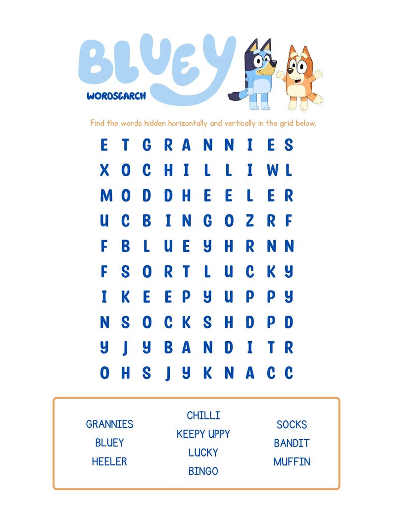 Bluey Game Pack - Fun Family Games & Activities for Kids | Four ...