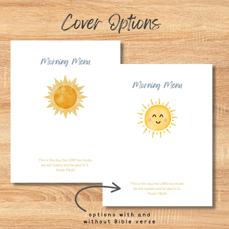 Elementary Morning Menu, Homeschool K-3 Printable (editable, Digital ...