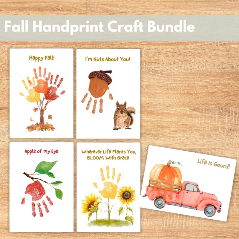 Acorn Handprint - Etsy