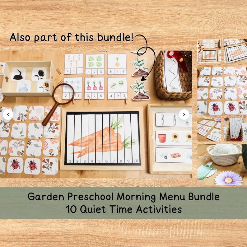 Floral Arrangement Sorting Activity for Kids | Montessori-inspired ...