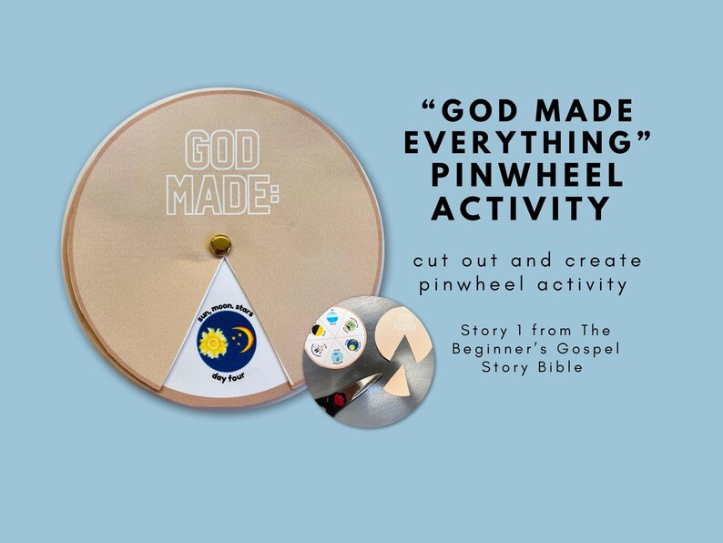 God Made Everything Craft Activity for Preschoolers Cut and Create ...