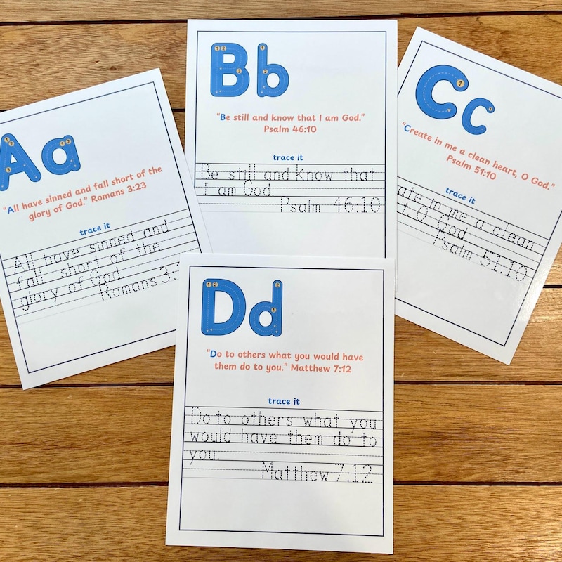 Abc Bible Verse - Etsy