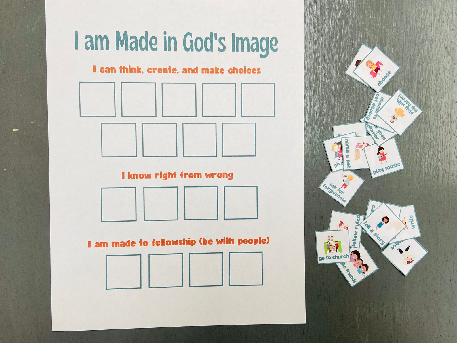 Made in God's Image Activity, What Does It Mean to Be Made in God's ...
