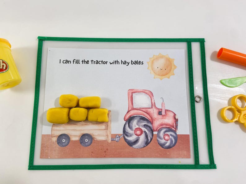 Fall Playdough Mats Printable Bundle | Fall Scenes Play Doh Mats ...