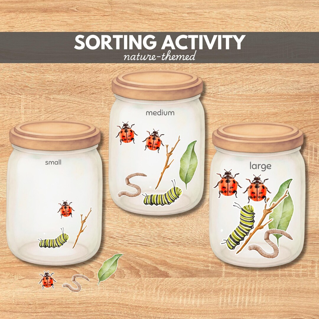 Nature Sorting Activity for Kids | Montessori-inspired Learning ...