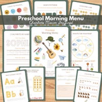 Morning Menu, EDITABLE Printable Calendar Time Activities, Educational ...