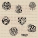 80 Dragon Scene Vector Art Graphics: SVG, PDF, PNG (digital Download ...