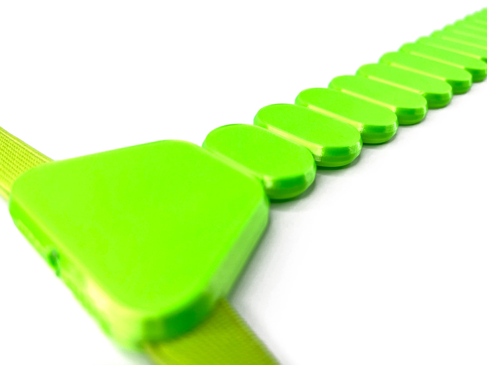 3D Printed Tie NEON GREEN Modern Series Unique Neckties | Etsy