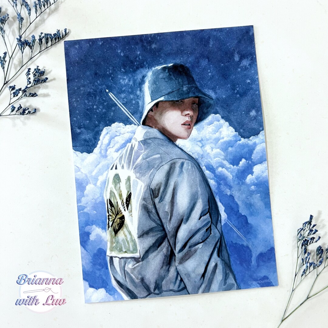 BTS J-hope Watercolor Art Print Airplane Hope World - Etsy