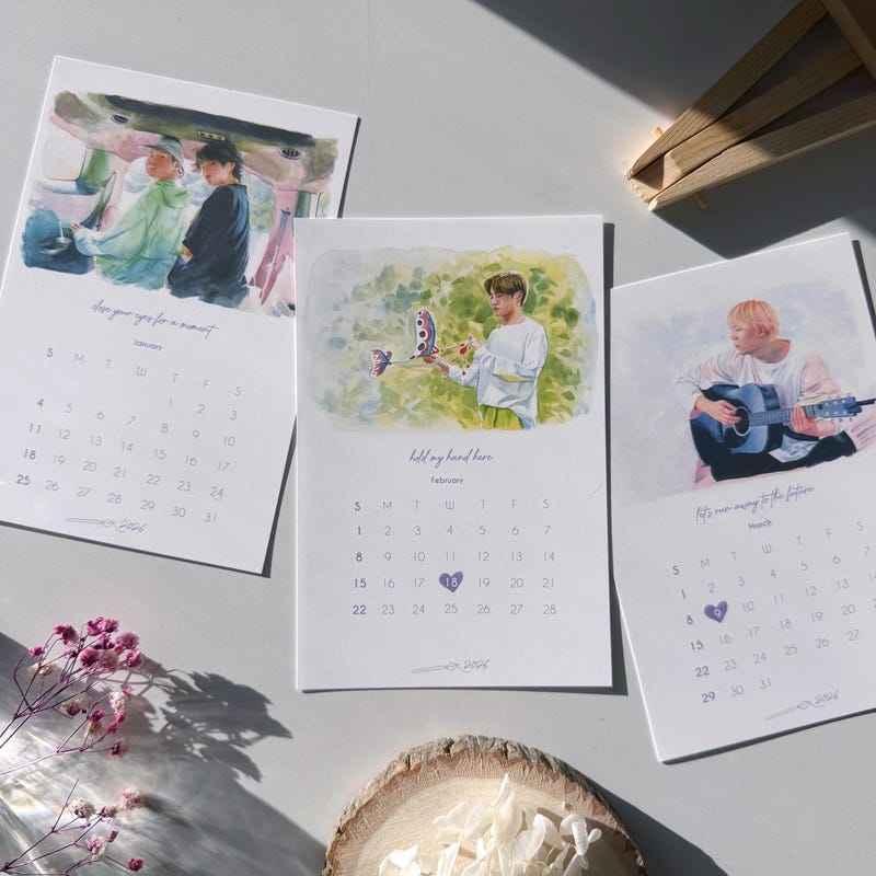 2026 Bts Calendar - Etsy