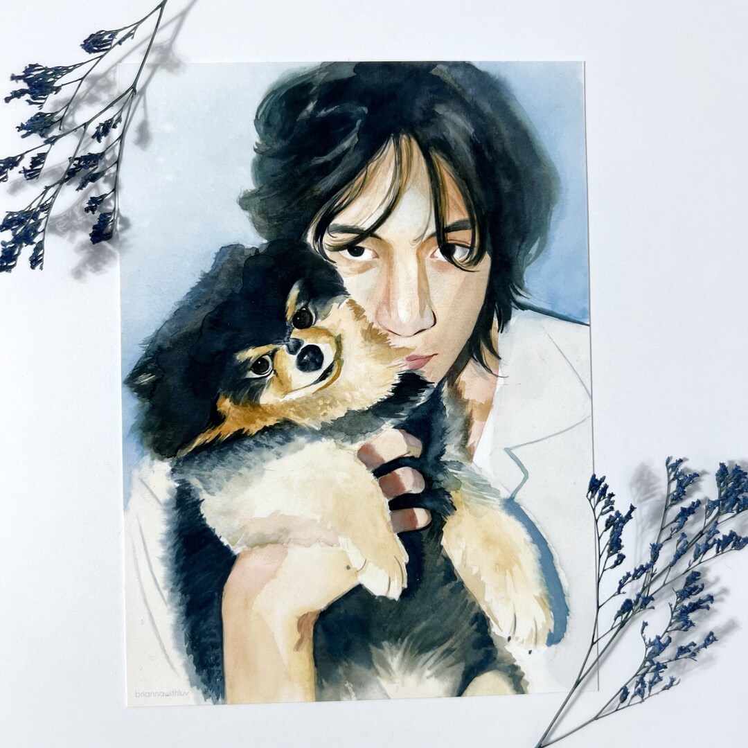 Taetae Watercolor Art Print - Etsy