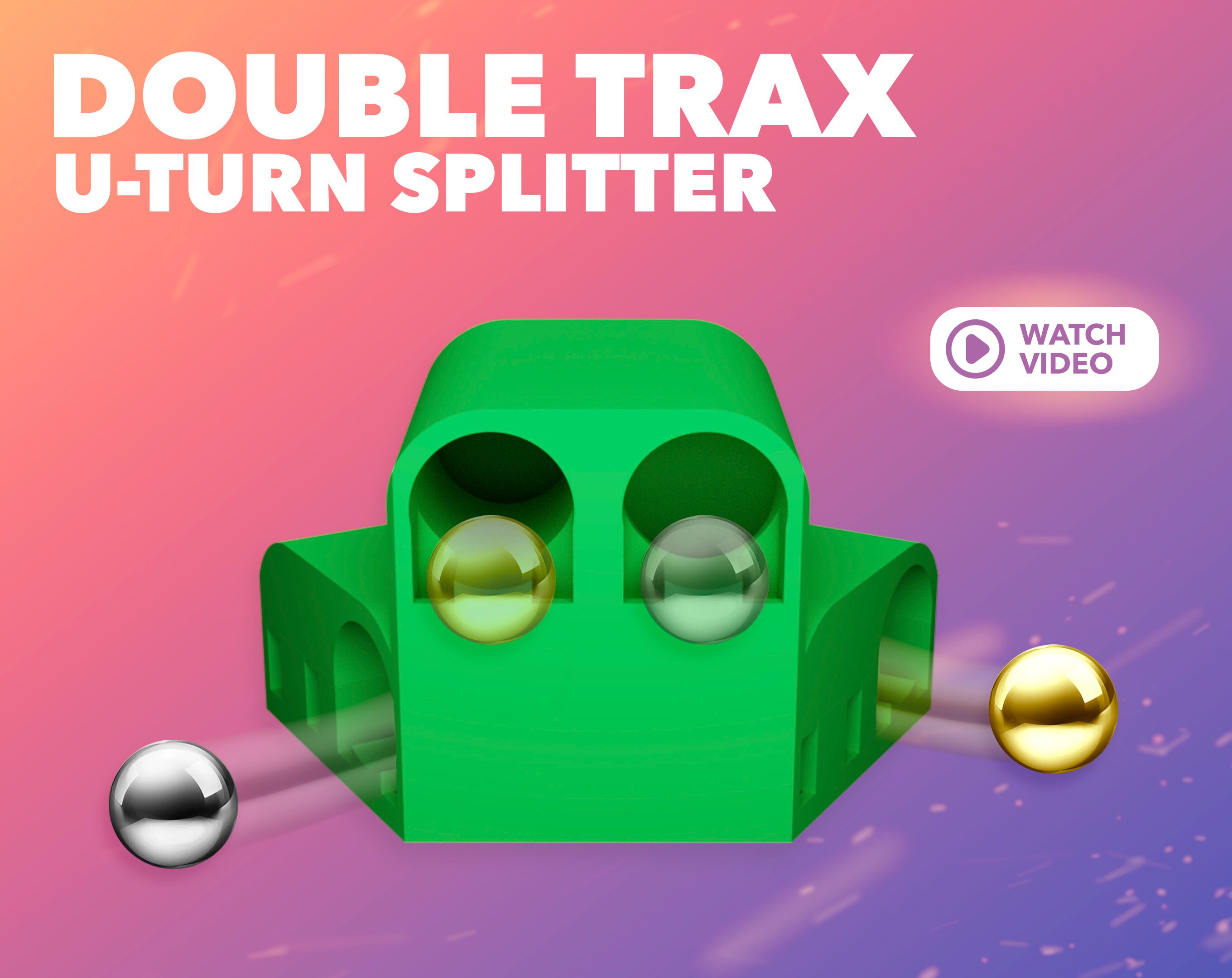 Double Trax U Turn Splitter - Add on Item for My Double Trax Range - Etsy