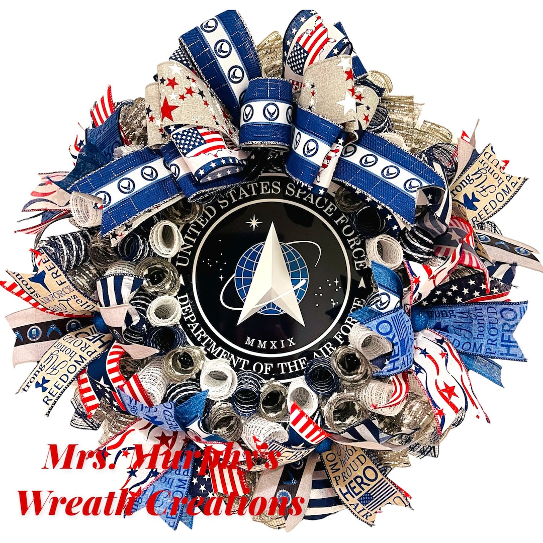 Space Force Wreath - Etsy