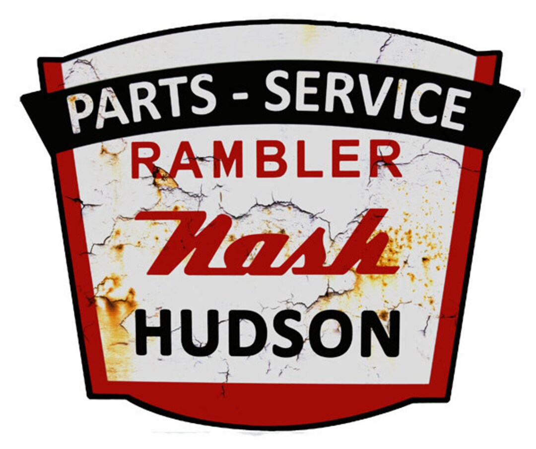 Vintage Style Nostalgic " Rambler - Nash - Hudson Parts and Service ...