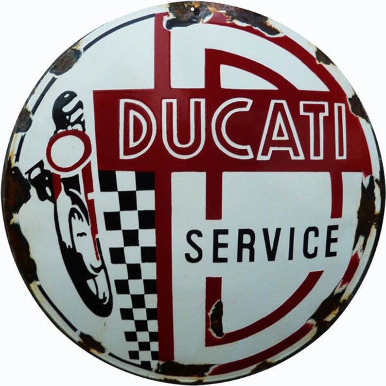 Vintage Style Nostalgic " Ducati Motorcycles " Motorcycle Advertising ...