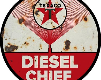 Metal Diesel Sign - Etsy
