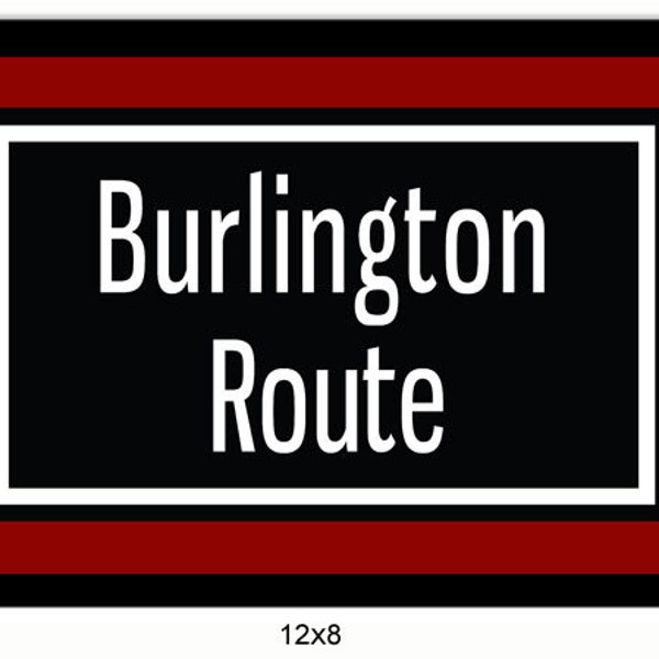 Burlington Route - Etsy