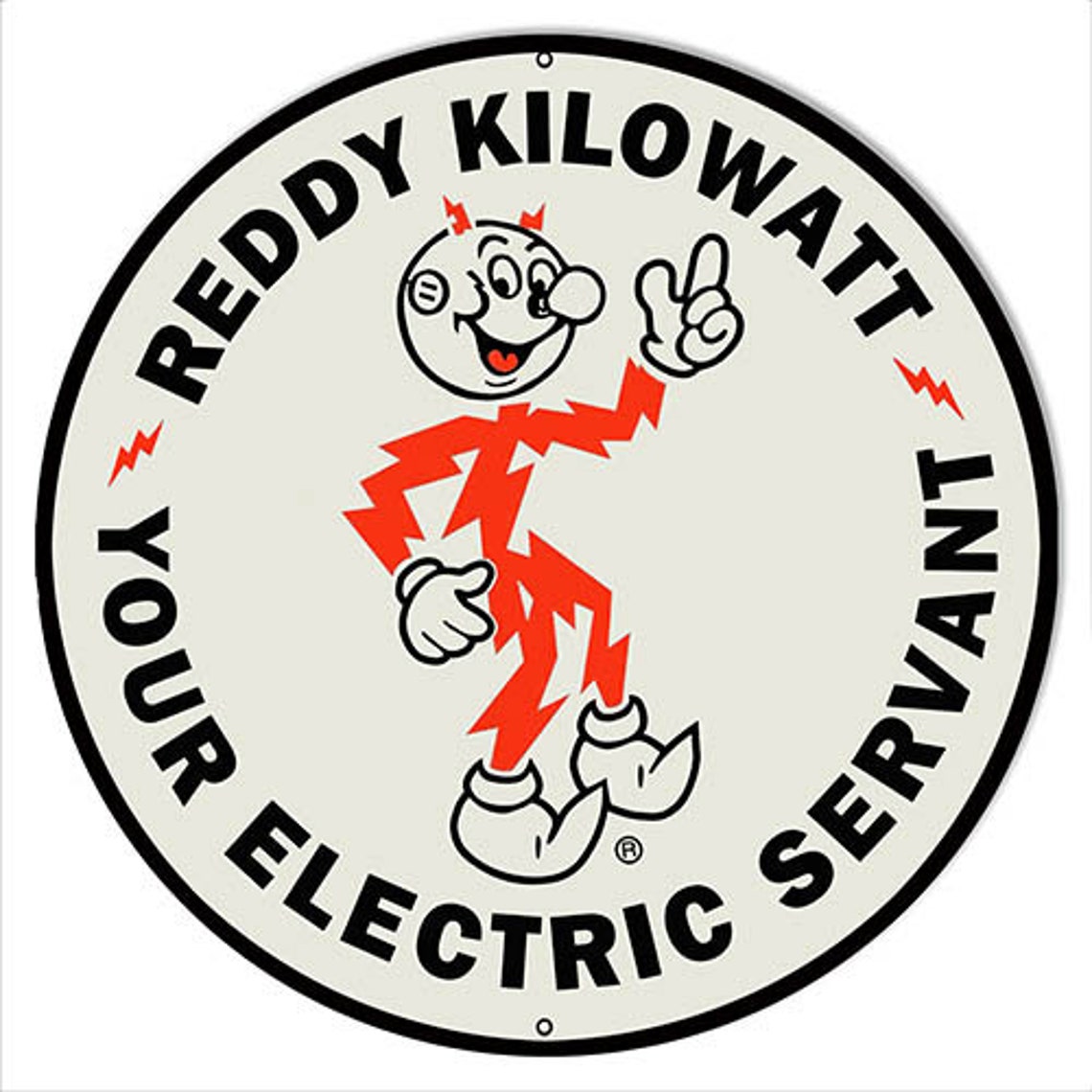 Vintage Style Nostalgic " Reddy Kilowatt - Your Electric Servant ...