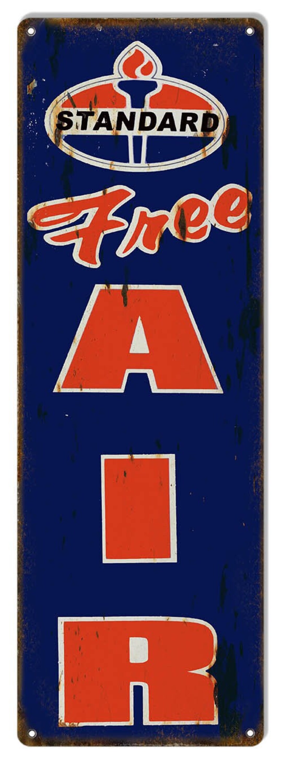 Vintage Style "standard - Free Air" Metal Sign for Your Garage or Man ...