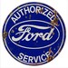 Vintage Style Nostalgic " Ford - Authorized Service " Classic Car ...