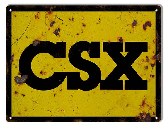 Vintage Style CSX Railroad Logo Advertising | Etsy