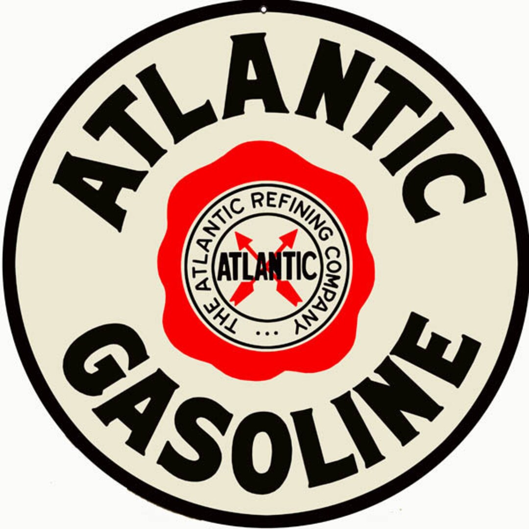 Vintage Style Nostalgic " Atlantic Gasoline - the Atlantic Refining ...