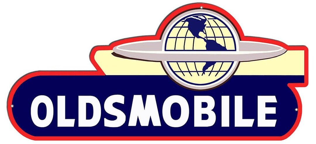 Vintage Style Nostalgic " 1950's Oldsmobile - Dealer Style " Laser Cut ...