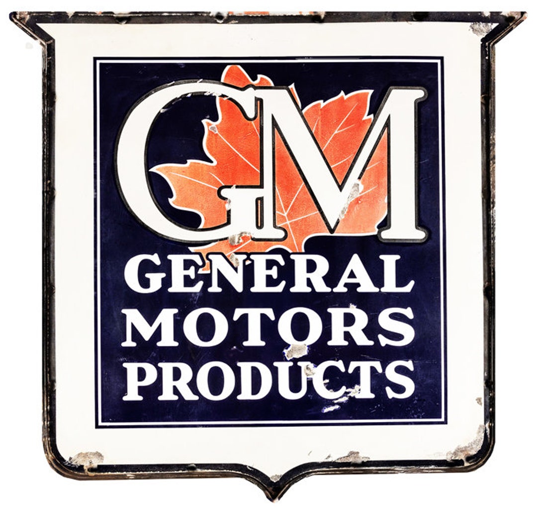 Vintage Style Nostalgic " GM - General Motors Products " Laser Cut ...