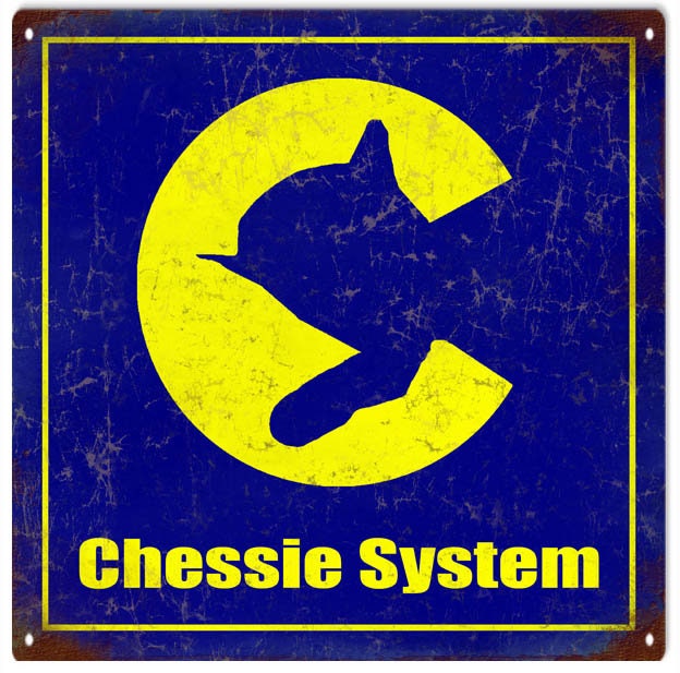 Vintage Style Nostalgic Chessie System Railroad Advertising Metal Sign ...