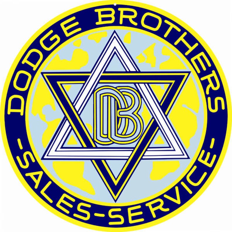 Vintage Style Nostalgic " Dodge Brothers - Sales and Service " Garage ...