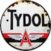 Vintage Style Nostalgic " Tydol Motor Oil " Metal Sign - Etsy