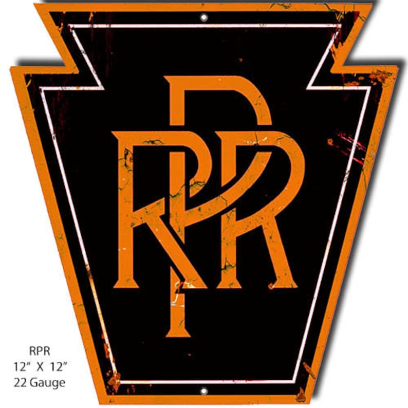 Vintage Style Nostalgic " PRR - Pennsylvania Railroad " Laser Cut Train ...