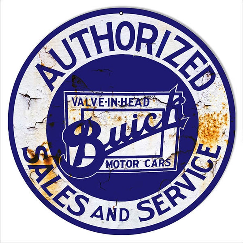 Vintage Style Nostalgic " Buick Valve-in-head Motor Cars - Authorized ...