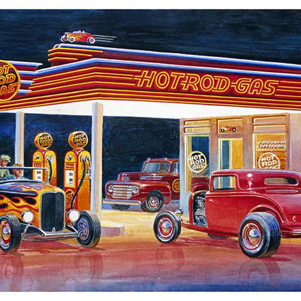 Hot Rod Pinup - Etsy