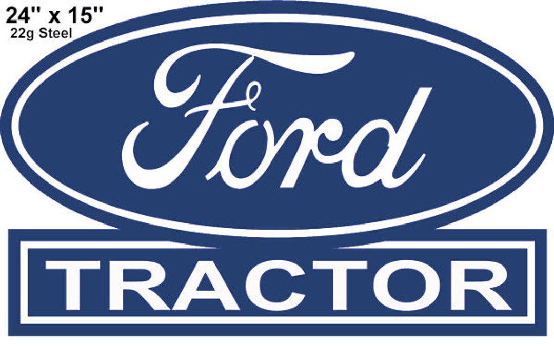 Vintage Nostalgic Style " Ford Tractor " Laser Cut Metal Sign for Your ...