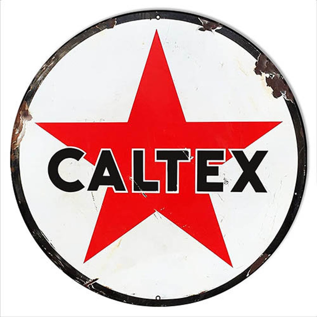 Vintage Style Nostalgic " Caltex Vintage " Metal Sign for Your Garage ...