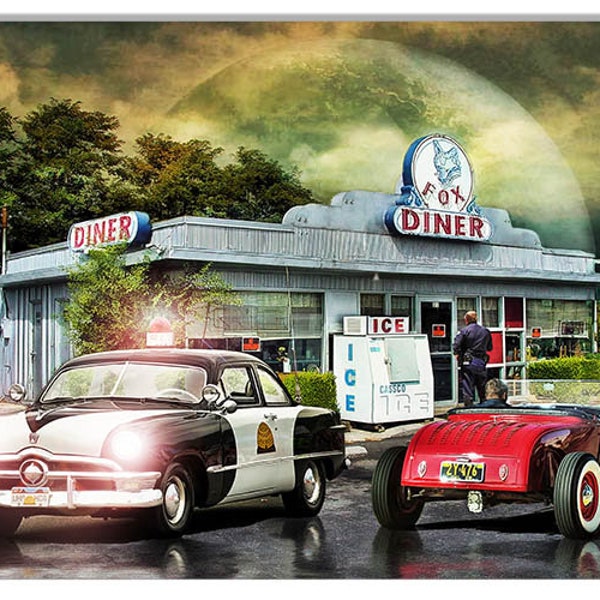 Vintage Diner Sign - Etsy