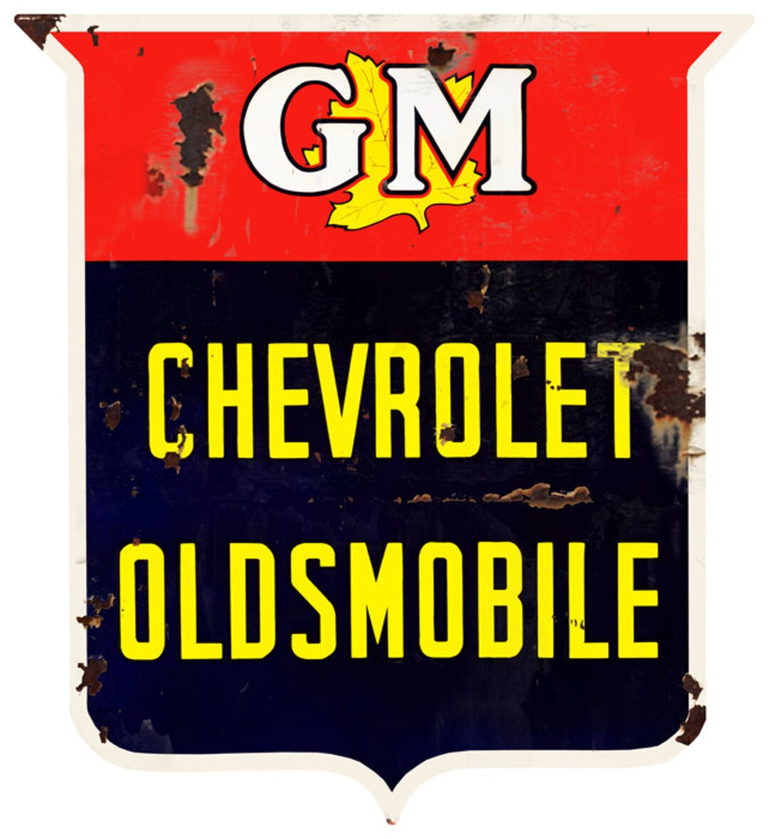 Vintage Style Nostalgic " GM - Chevrolet Oldsmobile " Laser Cut Metal ...