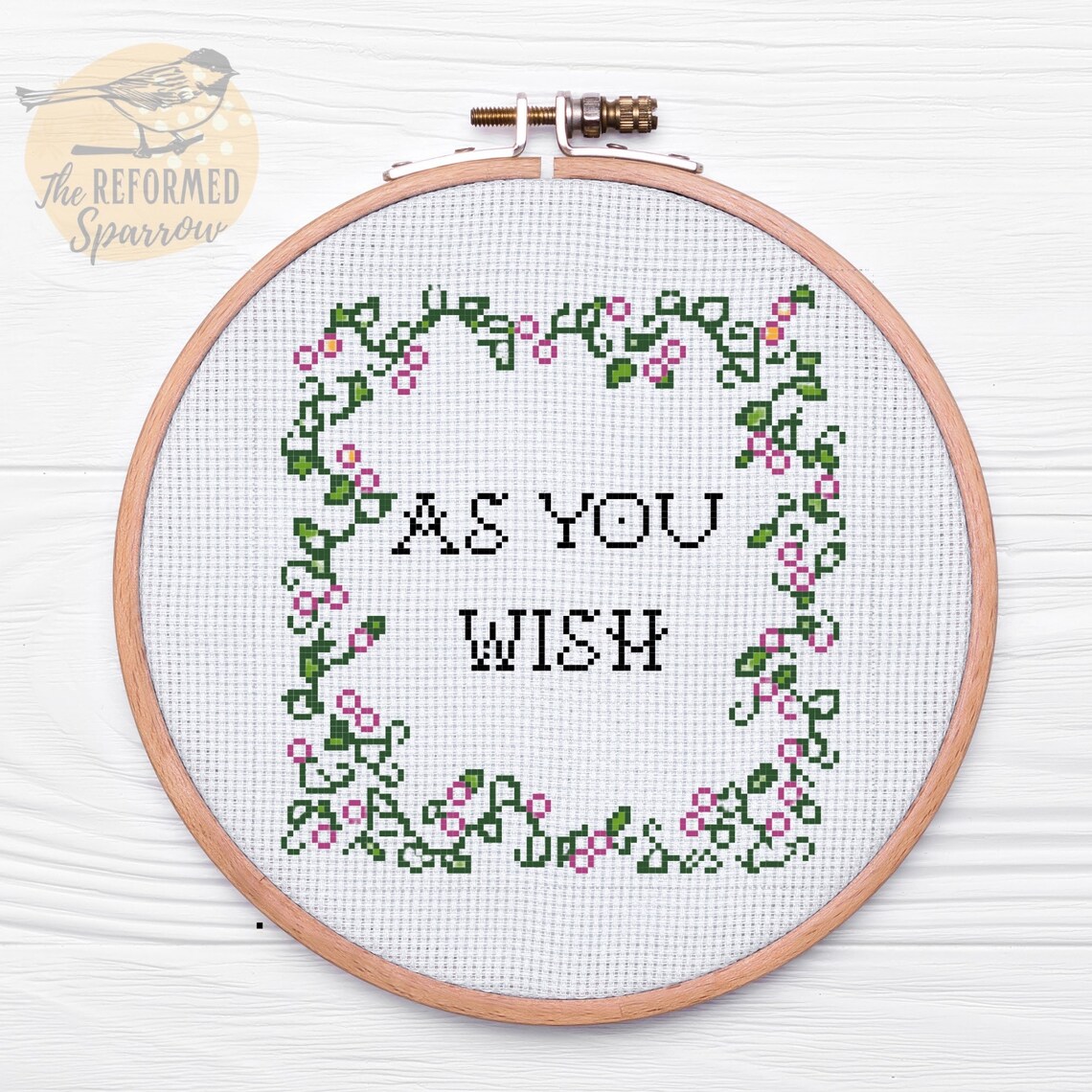 As You Wish Cross Stitch Pattern PDF Princess Bride Inspired | Etsy