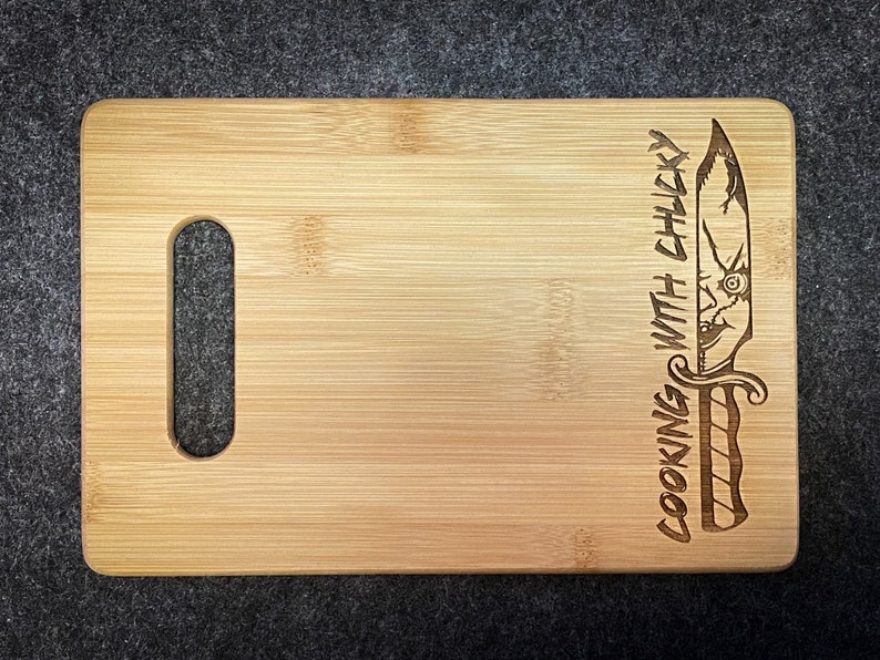 Horror Movie Laser Engraved Bamboo Cutting Board - Etsy