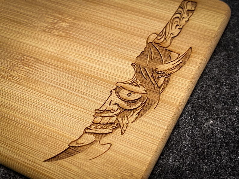 Horror Movie Laser Engraved Bamboo Cutting Board - Etsy