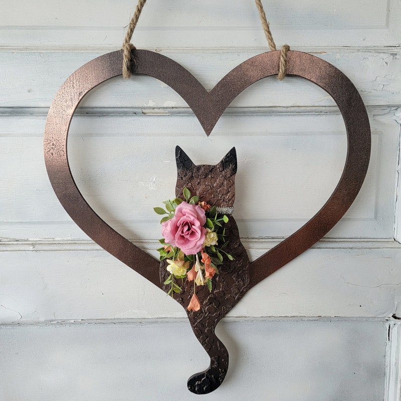Cat Wreath - Etsy
