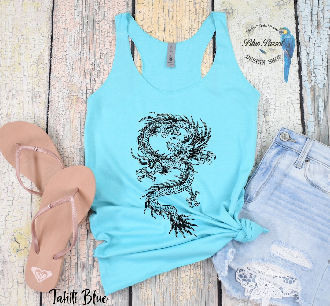 Dragon Tank Top, Dragon Tank, Chinese Dragon, Dungeons Dragons Tank ...