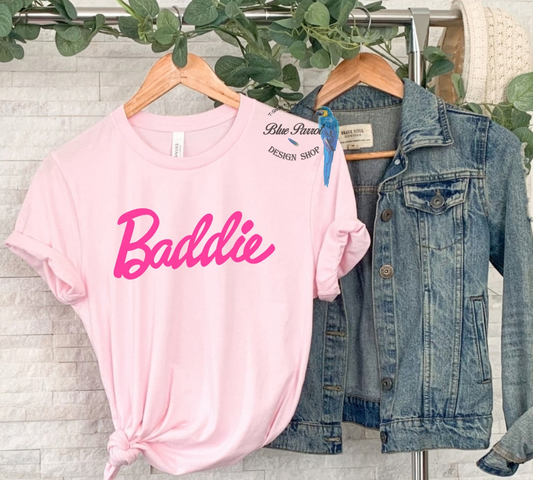 Baddie Tshirt, Bad Girl Shirt, Baddie Vs. Plastic Doll, Baddie Vs ...