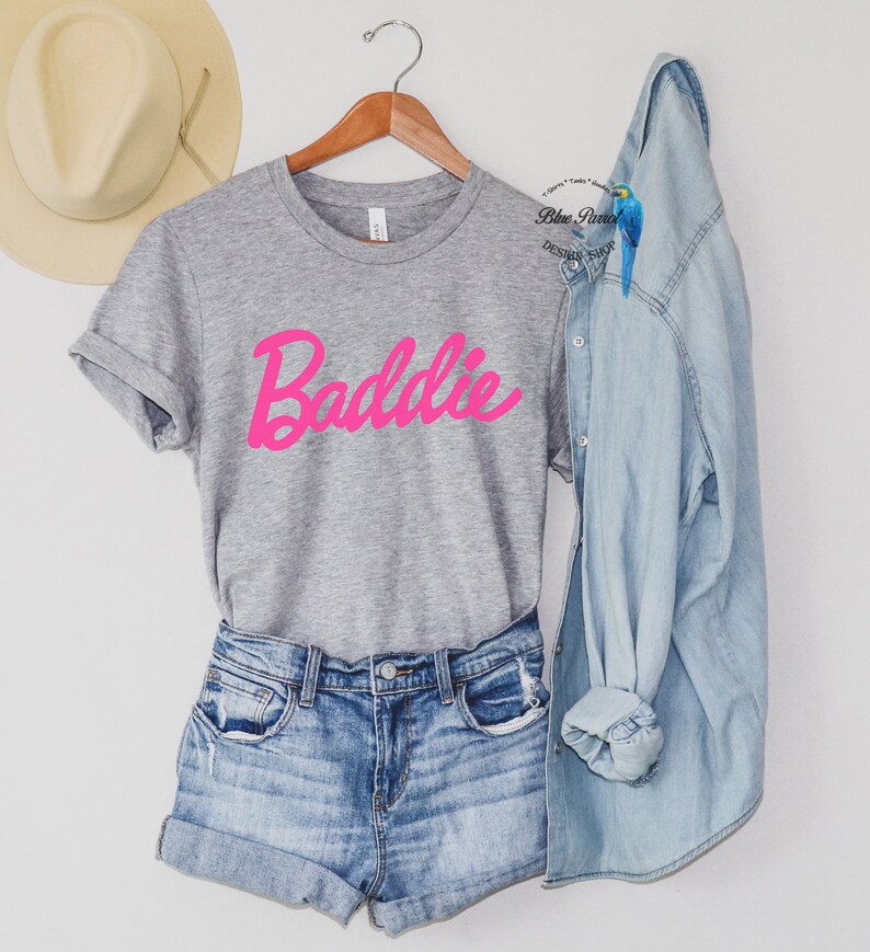 Baddie Tshirt, Bad Girl Shirt, Baddie Vs. Plastic Doll, Baddie Vs ...